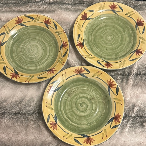 Pier 1 | Dining | Pier Elizabeth Hns Painted Stone Ware Dinner Plates ...